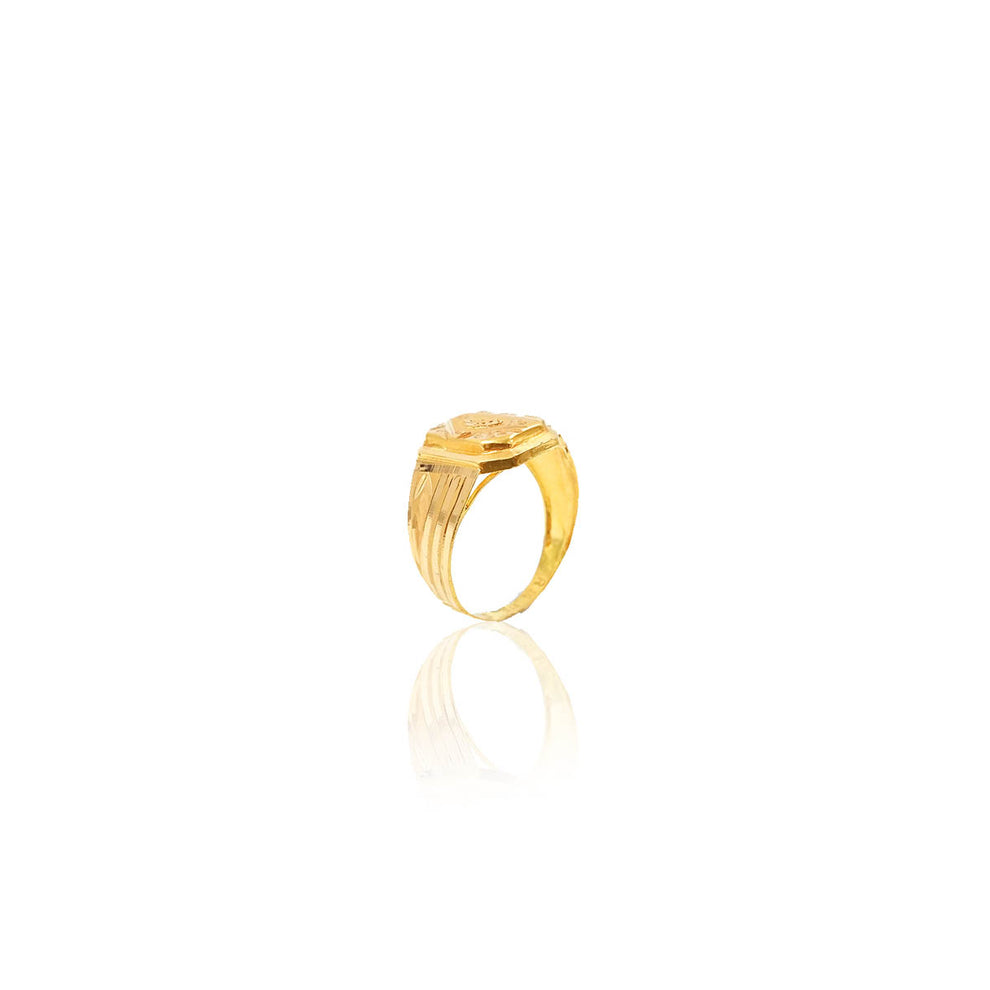Gentlemen's Draft Baylen Mens Gold Ring – RK Jewellers